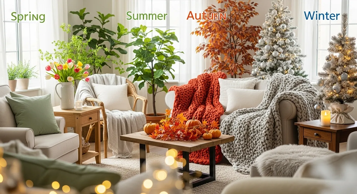 30 Beautiful Seasonal Decor Ideas for Every Room - decorteacher.com