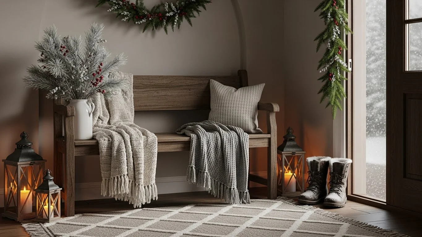 24 Welcoming Winter Entryway Decor Ideas That Set the Mood ...